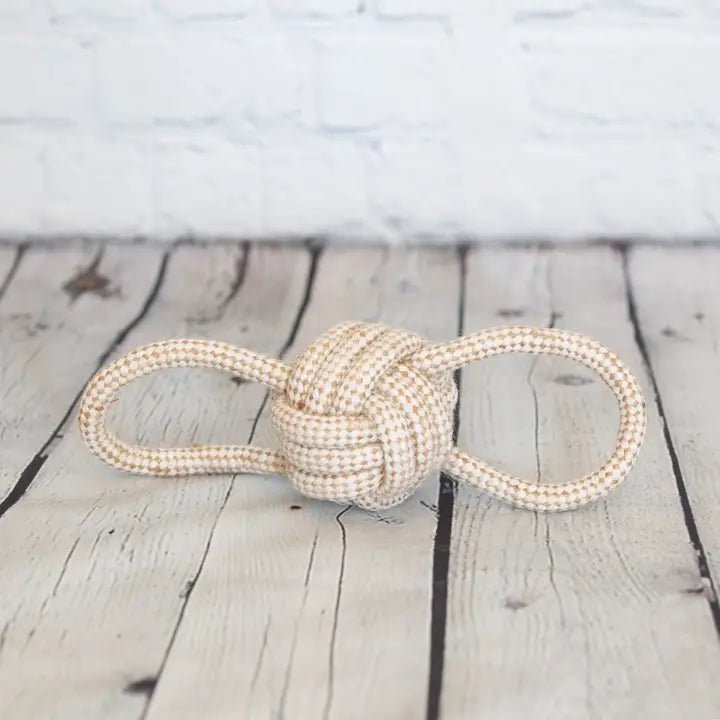 Hemp Rope Toy - Ball with 2 Handles – Loved Homestead