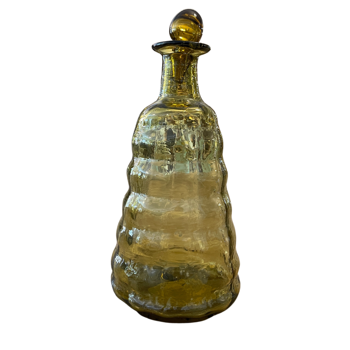 Antique Green Glass Bee Hive Decanter – Loved Homestead